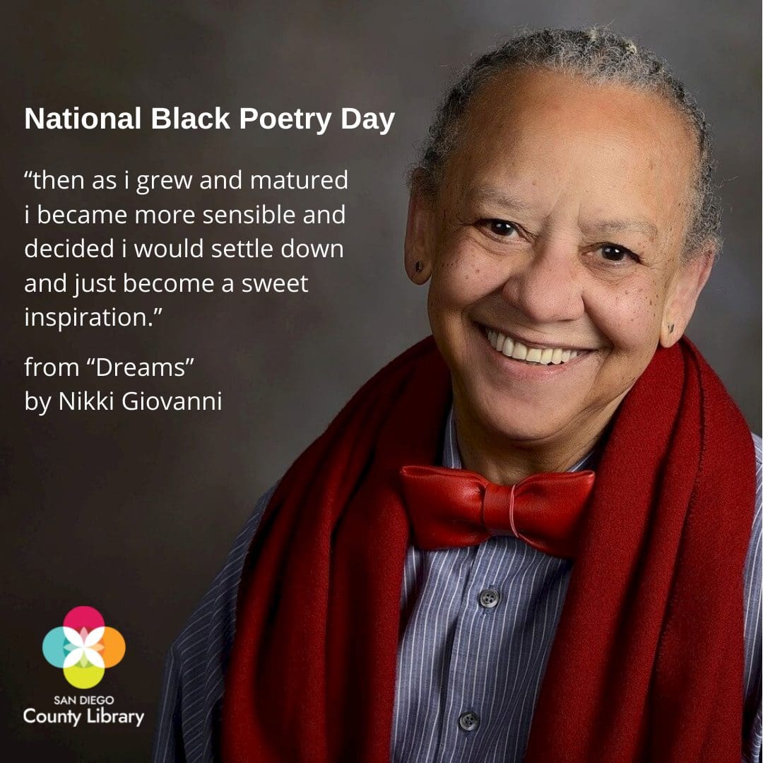 Celebrate National Black Poetry Day With Us! | San Diego County Library